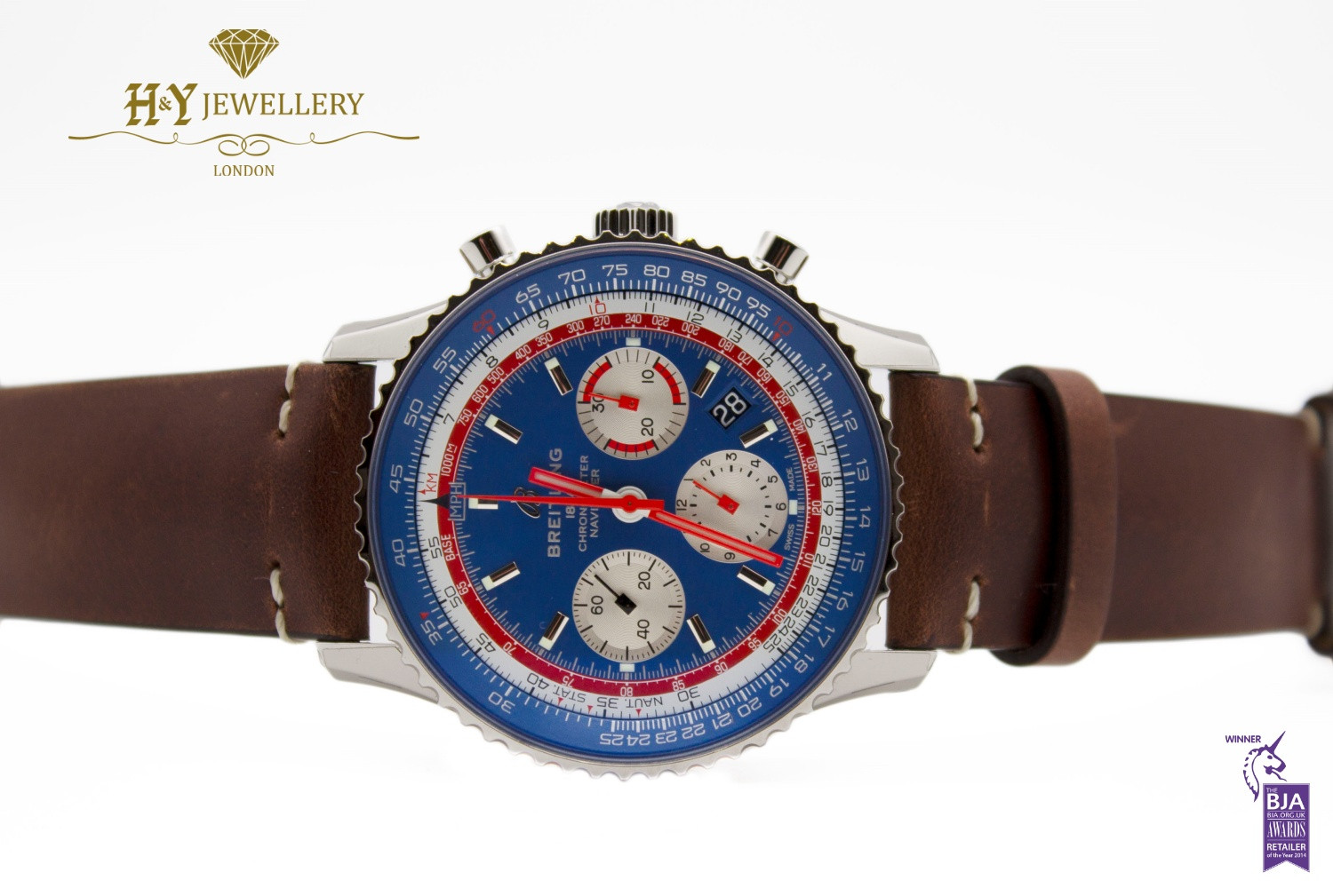 Breitling Navitimer B01 Chronograph '' Pan Am '' Steel - AB01212B1C1A1