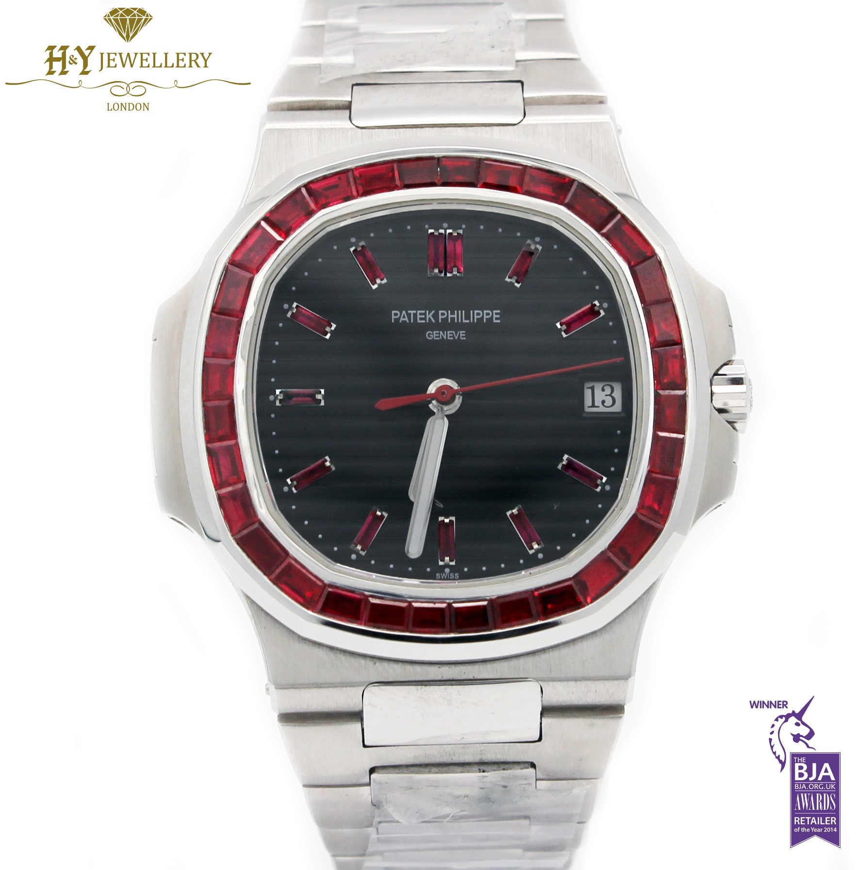 Patek Philippe Platinum Nautilus Design set with Rubies - ref 5711/112P-001