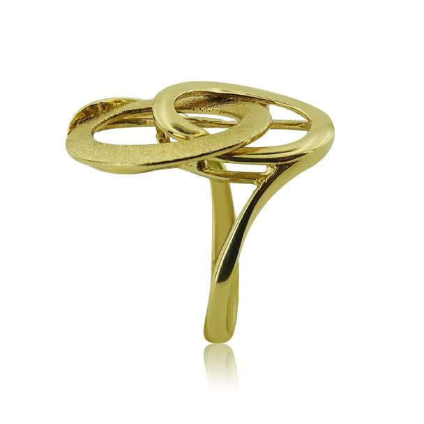 Yellow Gold Circle Ring