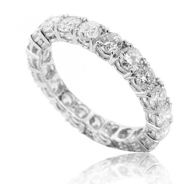White Diamond Full Eternity Ring